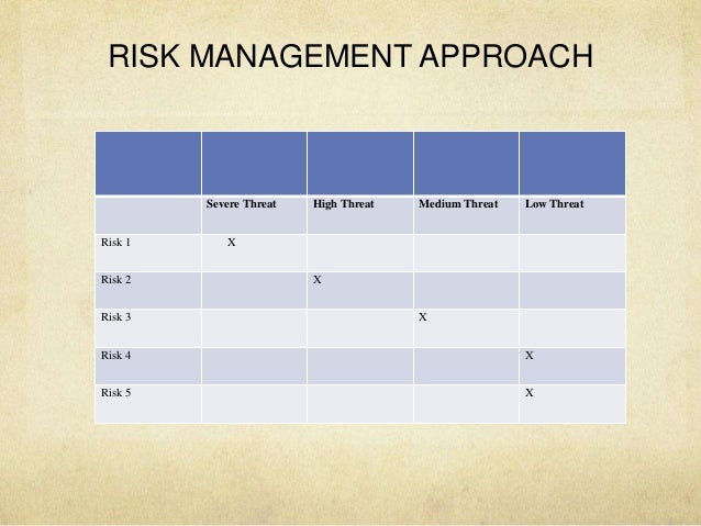 Risk Management Plan Slides