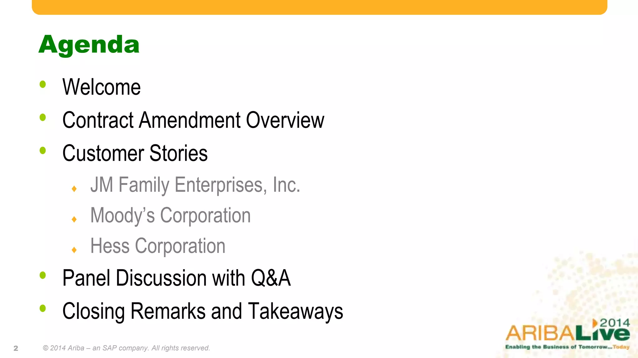 Amending Contracts in Ariba – A Best Practices Approach | PPTX