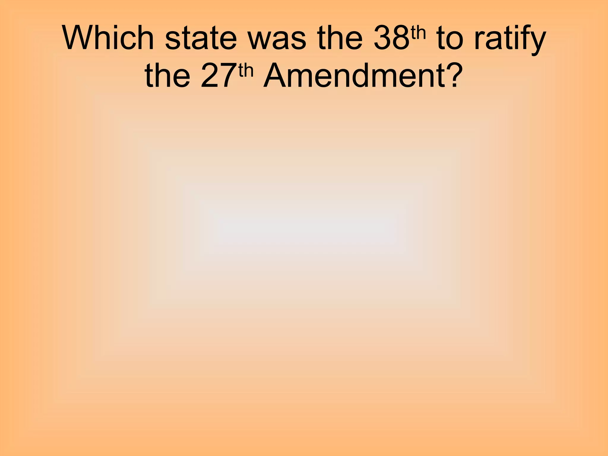 Amendment 27 | PPT
