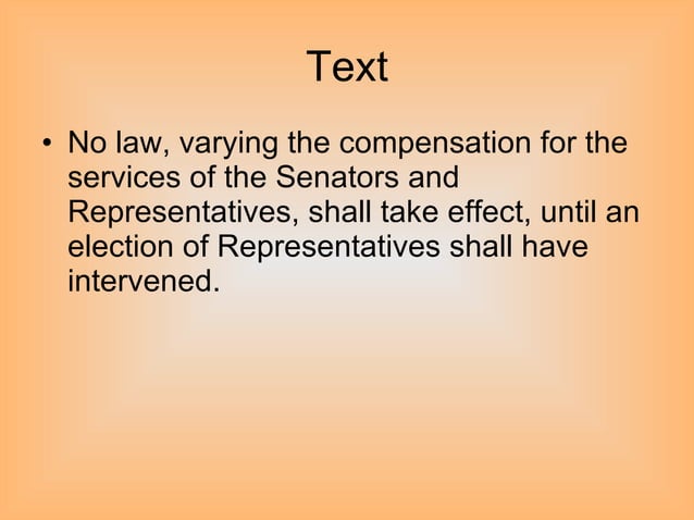 Amendment 27 | PPT