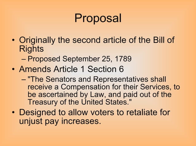 Amendment 27 | PPT