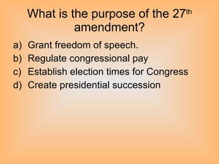 Amendment 27 | PPT