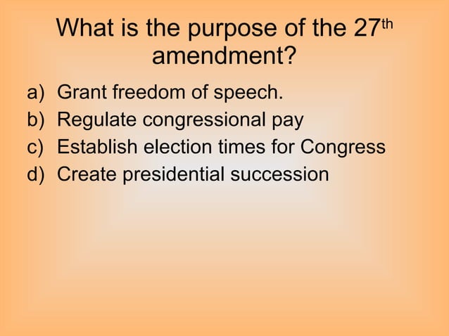 Amendment 27 | PPT