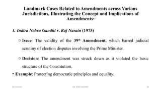 Constitutional Amendment: Meaning, Definition, Types, and Comparative ...