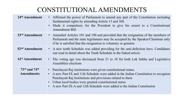 Amendment procedure | PPTX