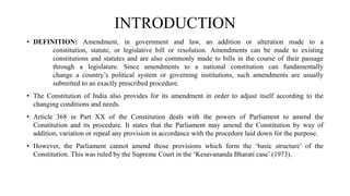 Amendment procedure | PPTX