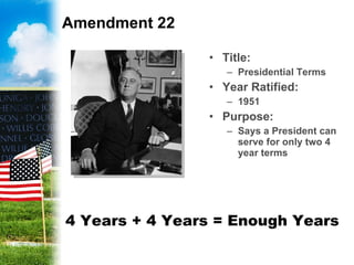 Amendments 11 27 | PPT