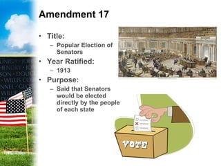 Amendments 11 27 | PPT