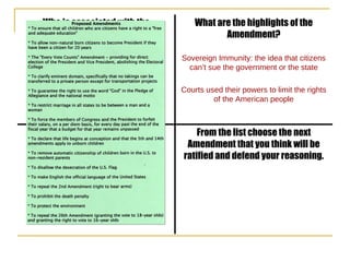 Amendments 11 27 Activity | PPT