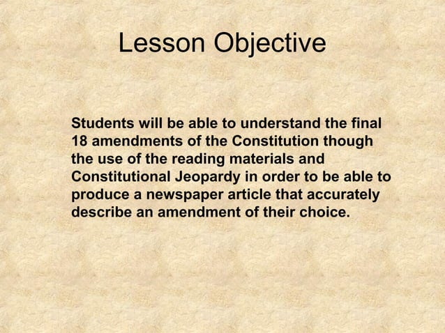 Amendments 11 27 powerpoint | PPT | Civic affairs | Politics