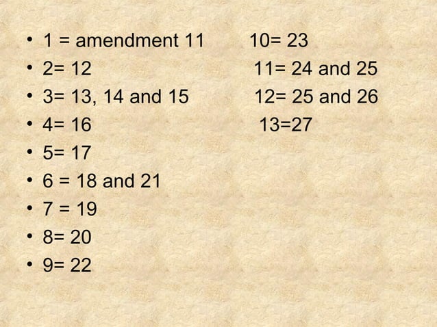 Amendments 11 27 Powerpoint Ppt