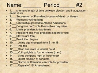 Amendments 11 27 powerpoint | PPT