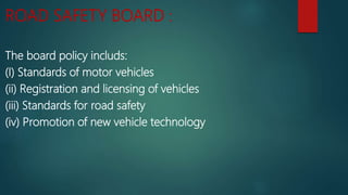 Amendments(2019) in Moter Vehicle Act | PPTX
