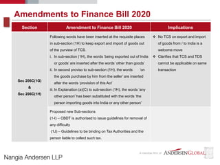 Finance Bill 2020 - Amendments | PDF