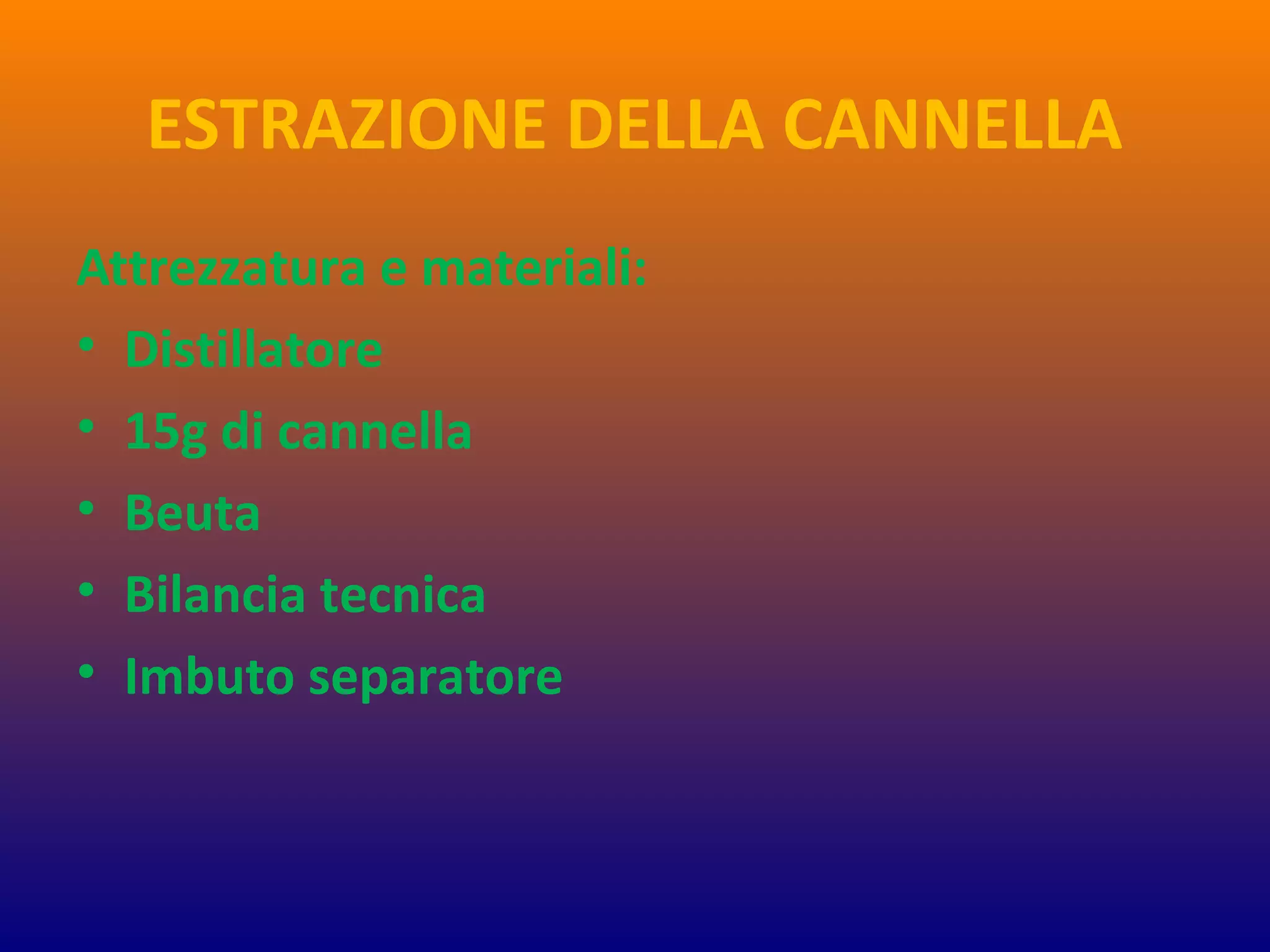 RELAZIONE DI LABORATORIO DI AMENDOLA | PPT
