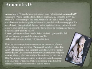 AmenofisIV - Aton - Nefertiti | PPT | Free Download
