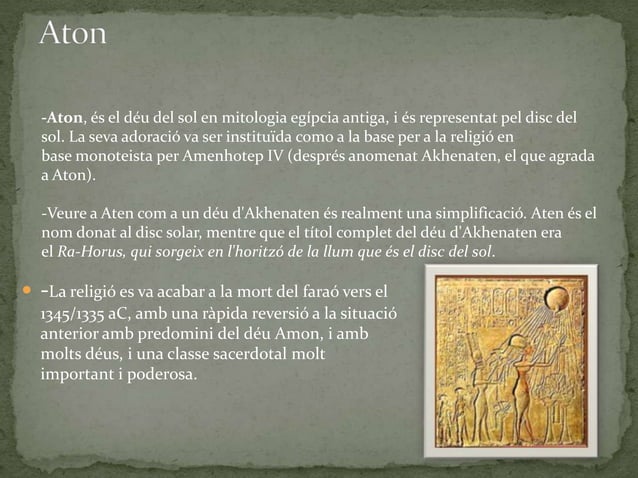 AmenofisIV - Aton - Nefertiti | PPT | Free Download