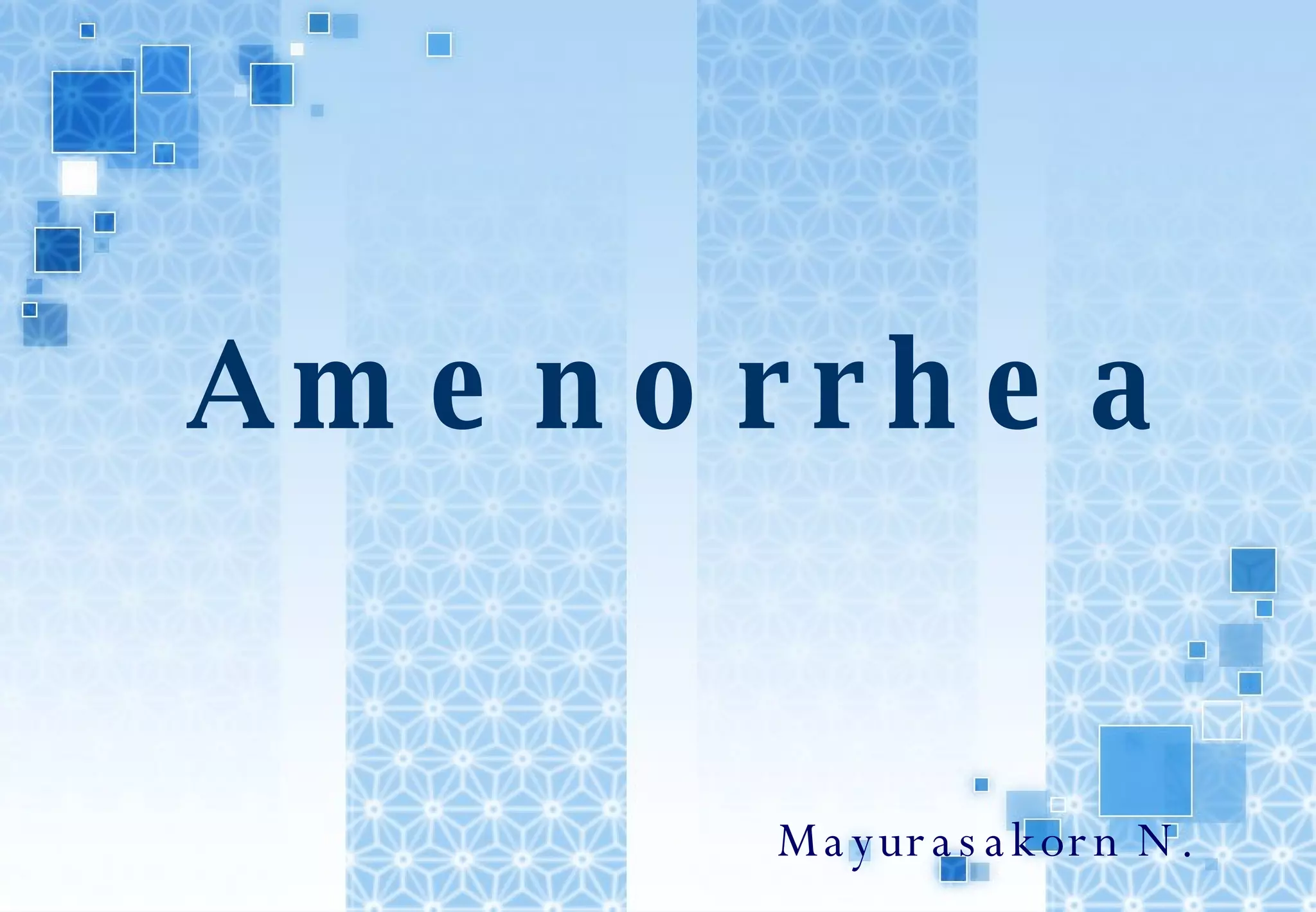 Amenore - www.jinekolojivegebelik.com