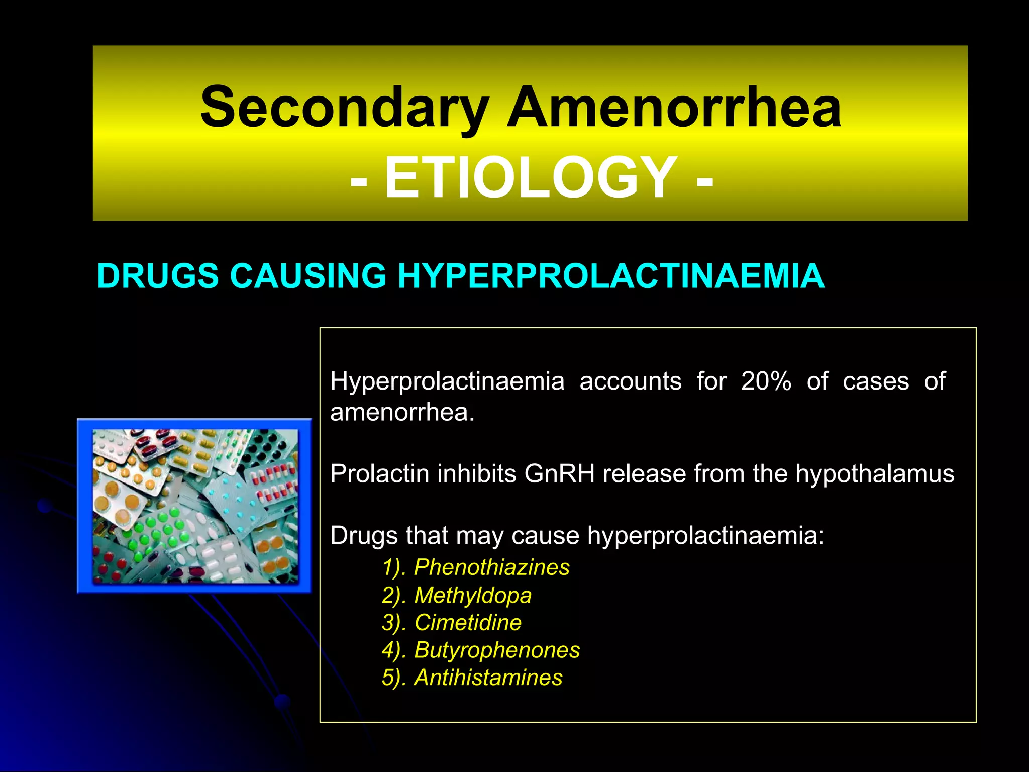 Amenorrhea | PPT