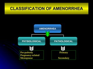 Amenorrhea | PPT