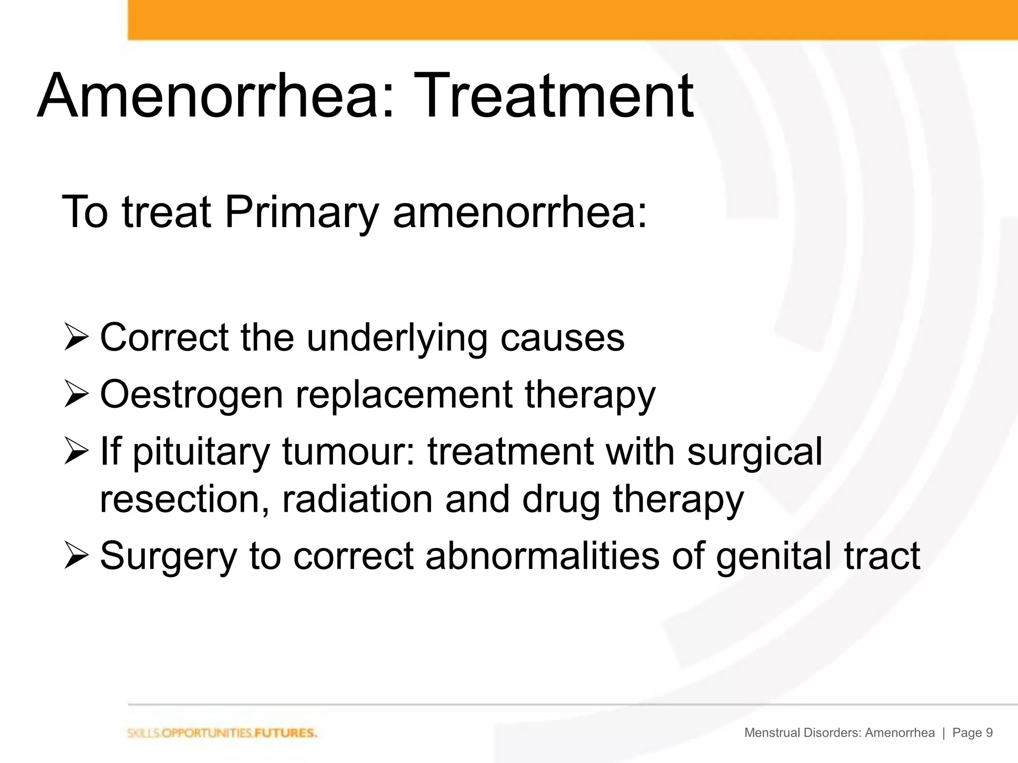 Amenorrhea | PPTX