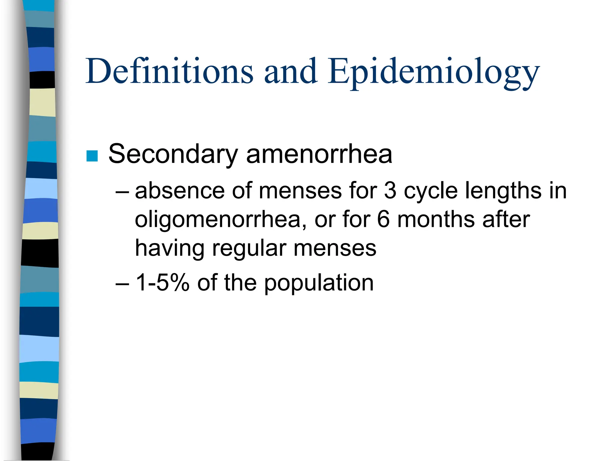 amenorrhea.ppt