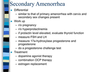 amenorrhea.ppt