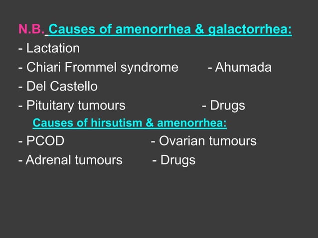 Amenorrhea - Define, Cause, Sign and Symptoms, Type- Pathological and ...