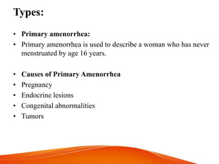 Amenorrhea.pptx
