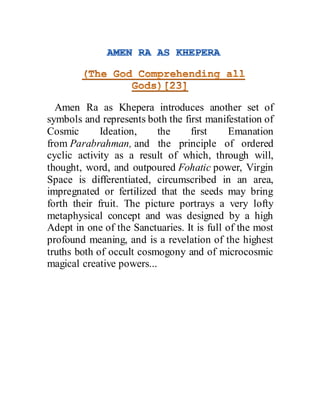 Amen ra as khepera | DOCX