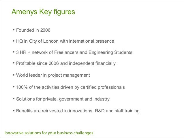 Amenys Company Profile