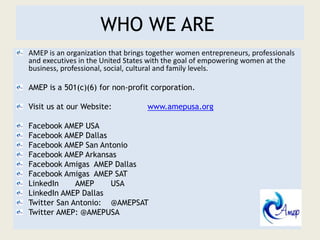 Amep presentacion eng aug 2016 | PPT