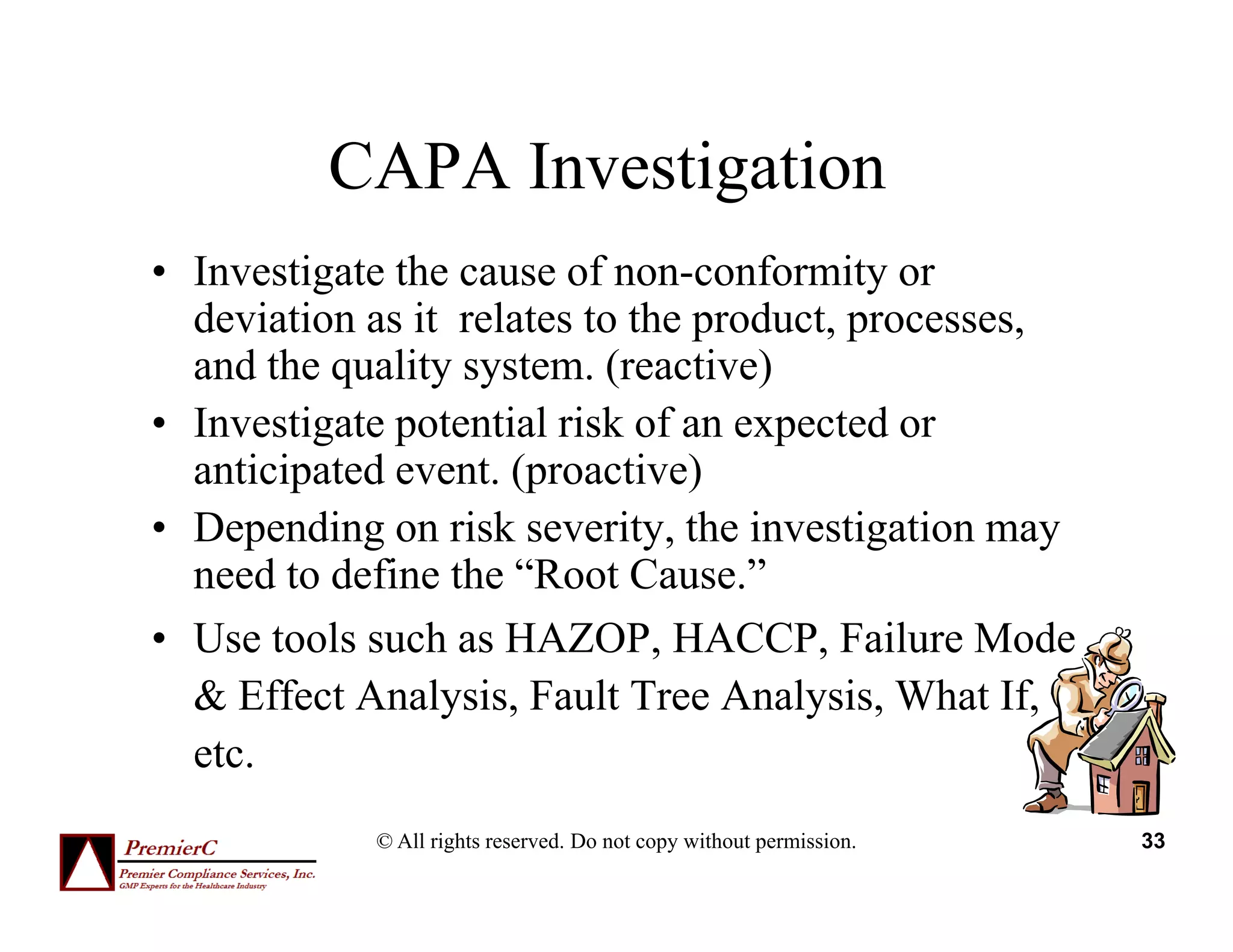 CAPA: A Risk Mitigating Quality System | PDF