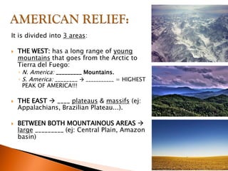 America physical map | PDF