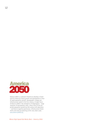 America 2050 High Speed Rail-works-best | PDF