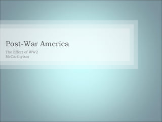 America And WW2 | PPT