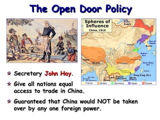 Open Door Policy Map