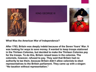 America breaks away ppt | PPT