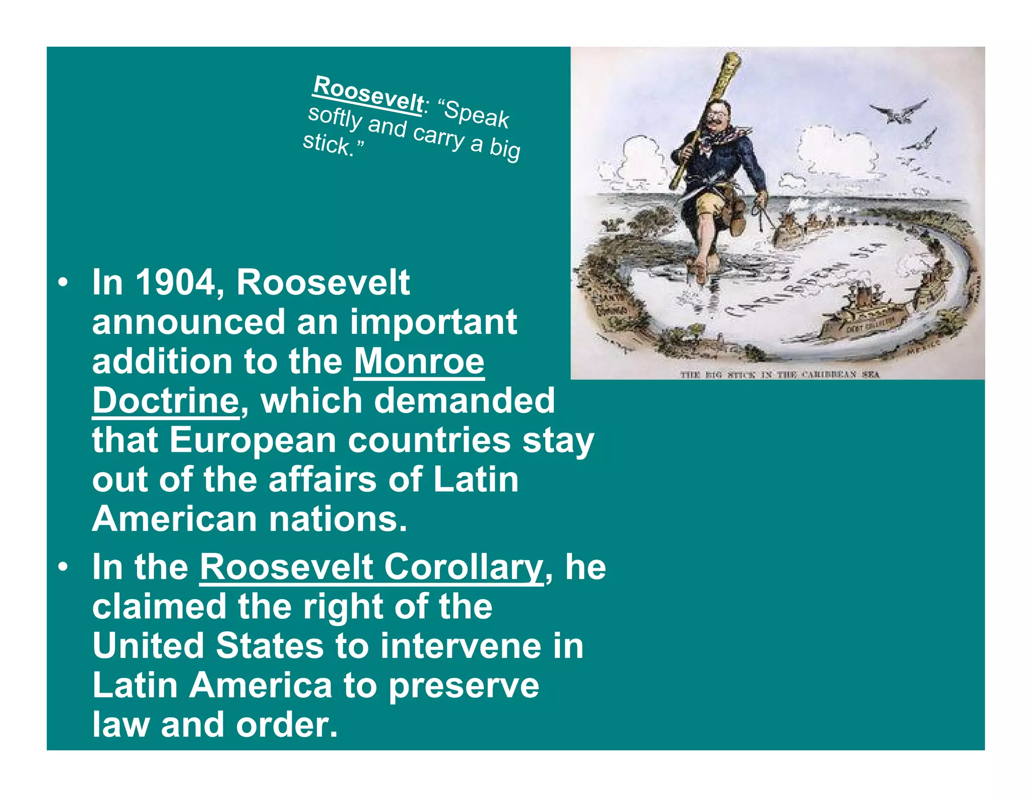 America claims an empire | PDF | North America Travel | Travel Locations