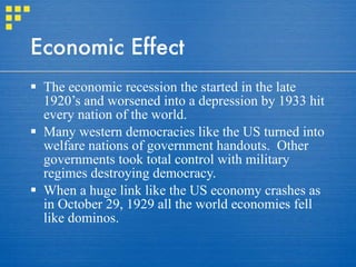 America Compared Great Depression | PPT
