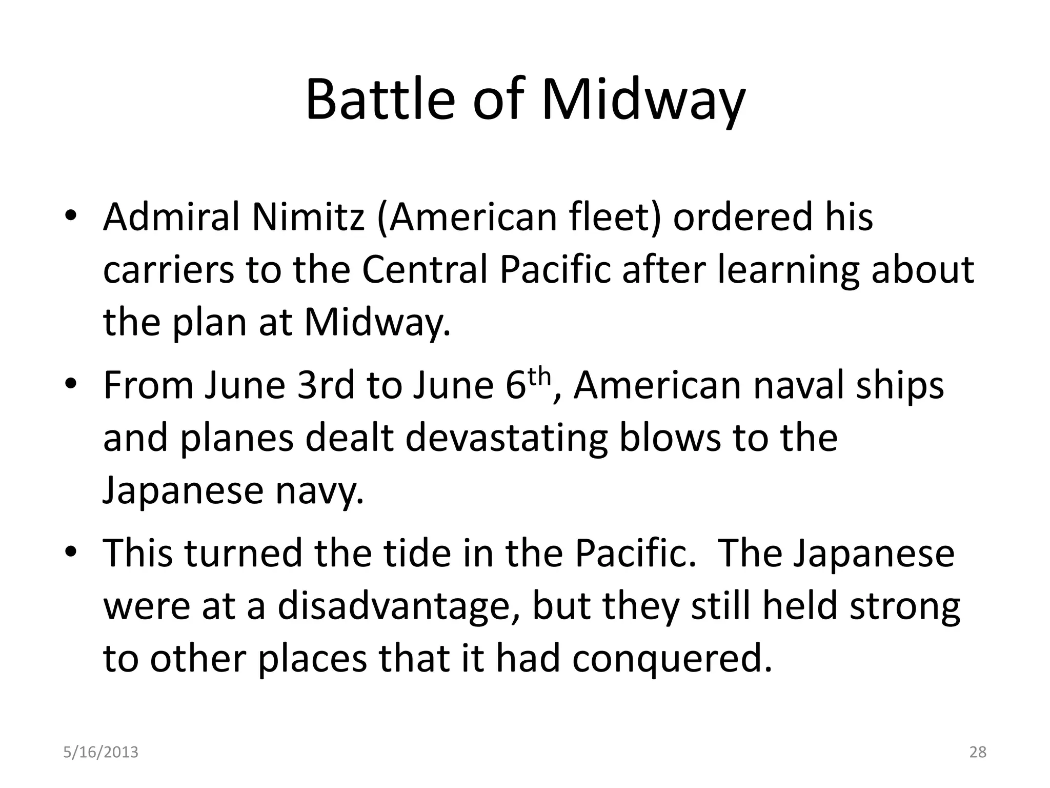 America declares war | PPT