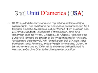 America del nord | PPT
