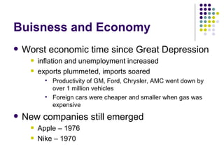 America In The 1970s | PPT
