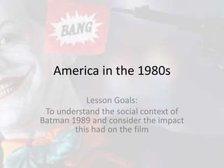 America in the 1980s | PPT