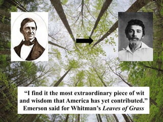 whitman vs hawthorne by maria farhana | PPT