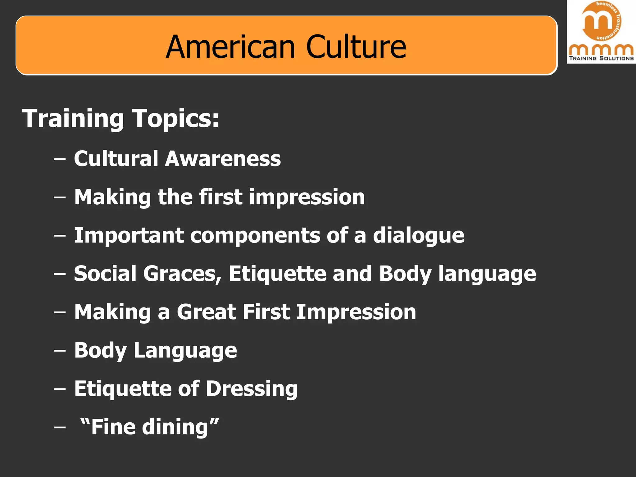 American Culture | PPT