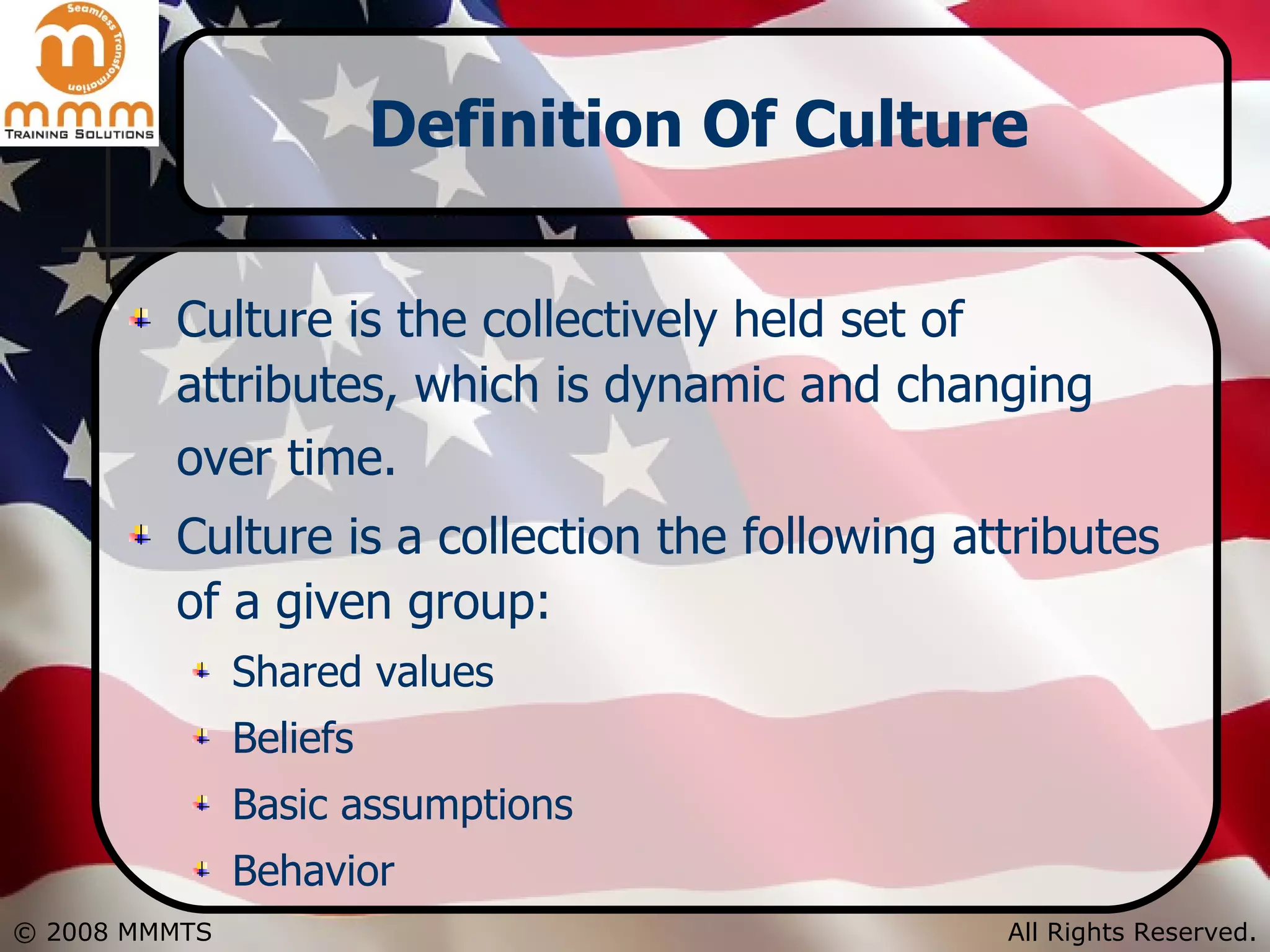 American Culture | PPT