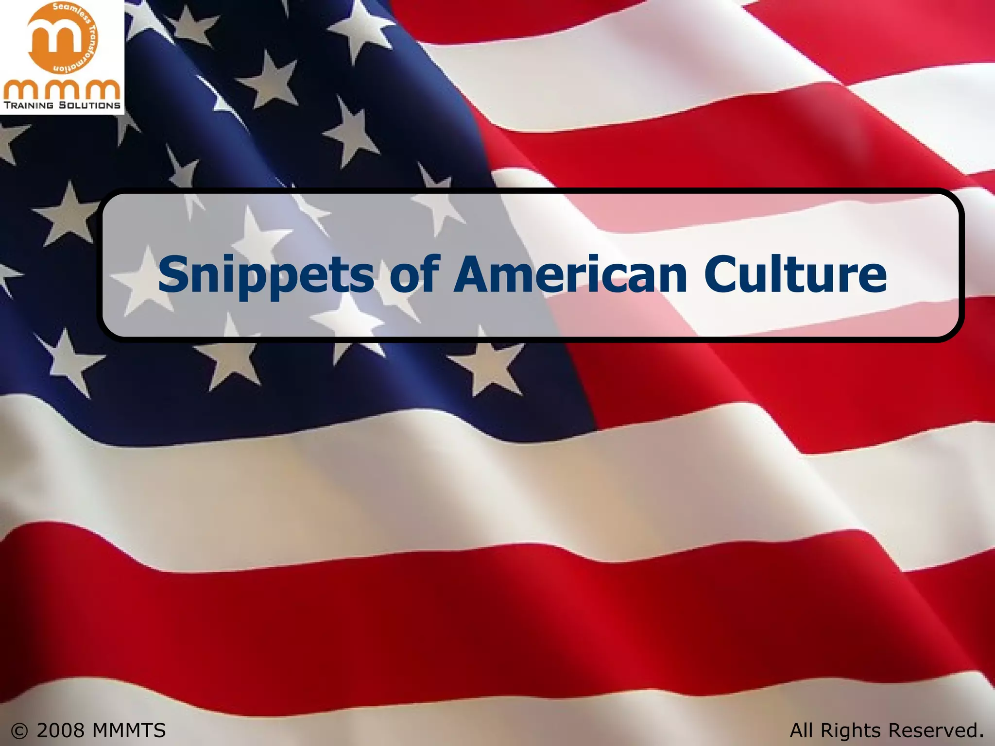 American Culture | PPT