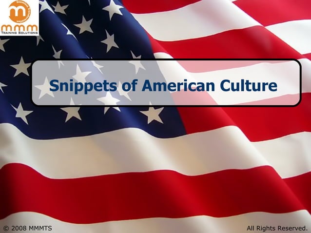 American Culture | PPT
