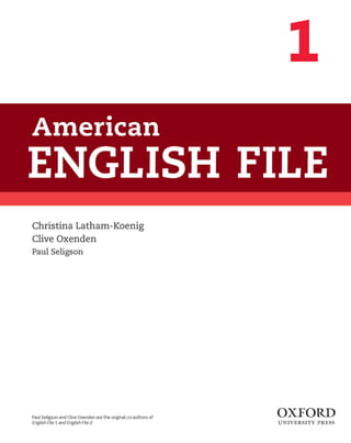 American english-file-1-student-book | PDF